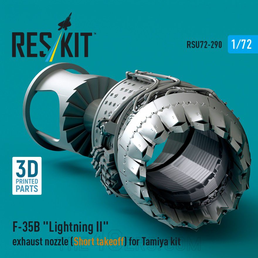 F-35B exhaust nozzle (short takeoff) ResKit RSU72-0290 1:72