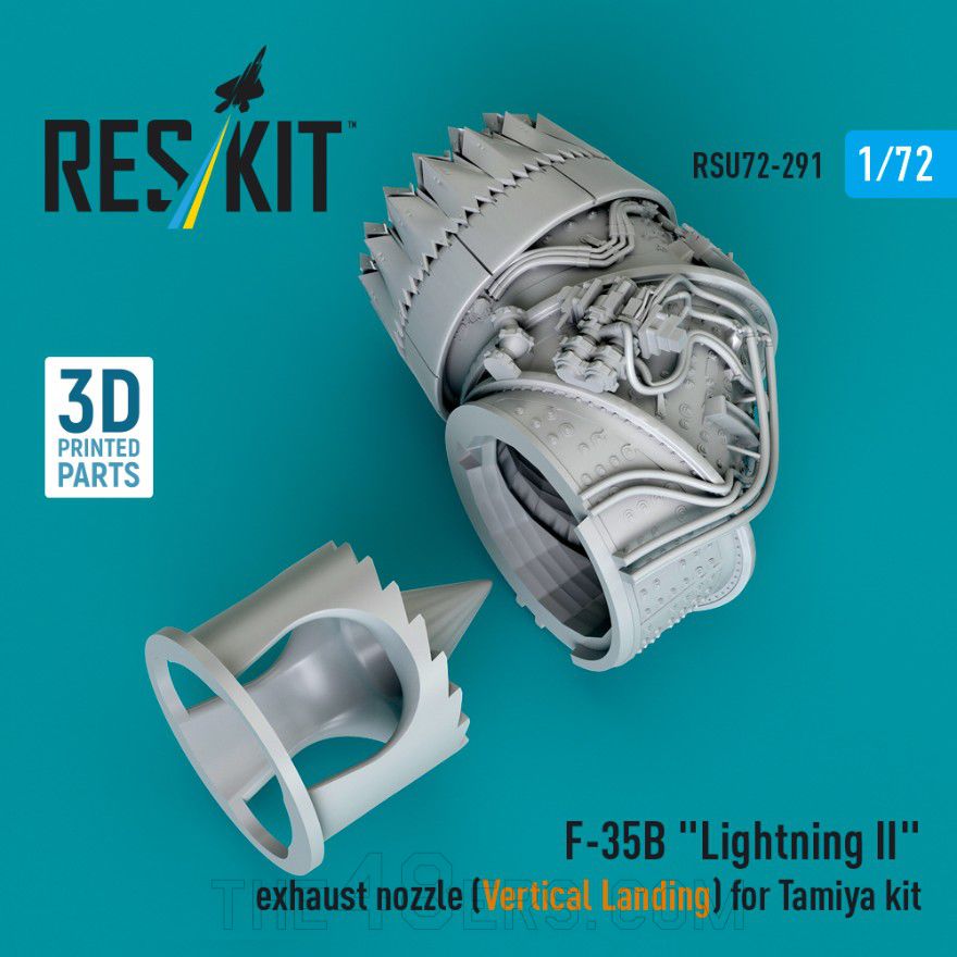 F-35B exhaust nozzle (vertical landing) ResKit RSU72-0291 1:72