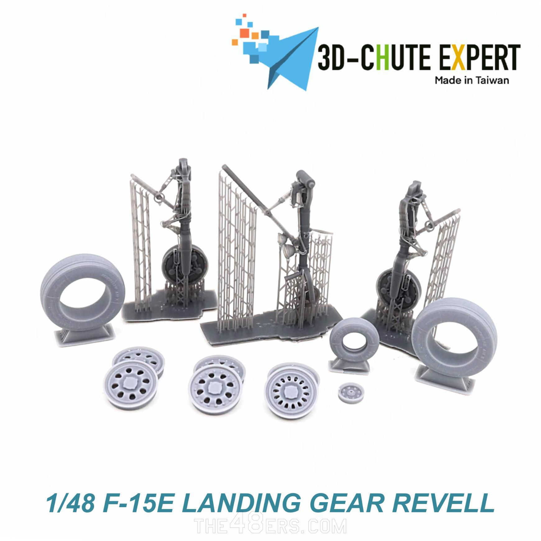 F-15E Landing gear & IRST 3D-Chute Expert 1020407IRST 1:48