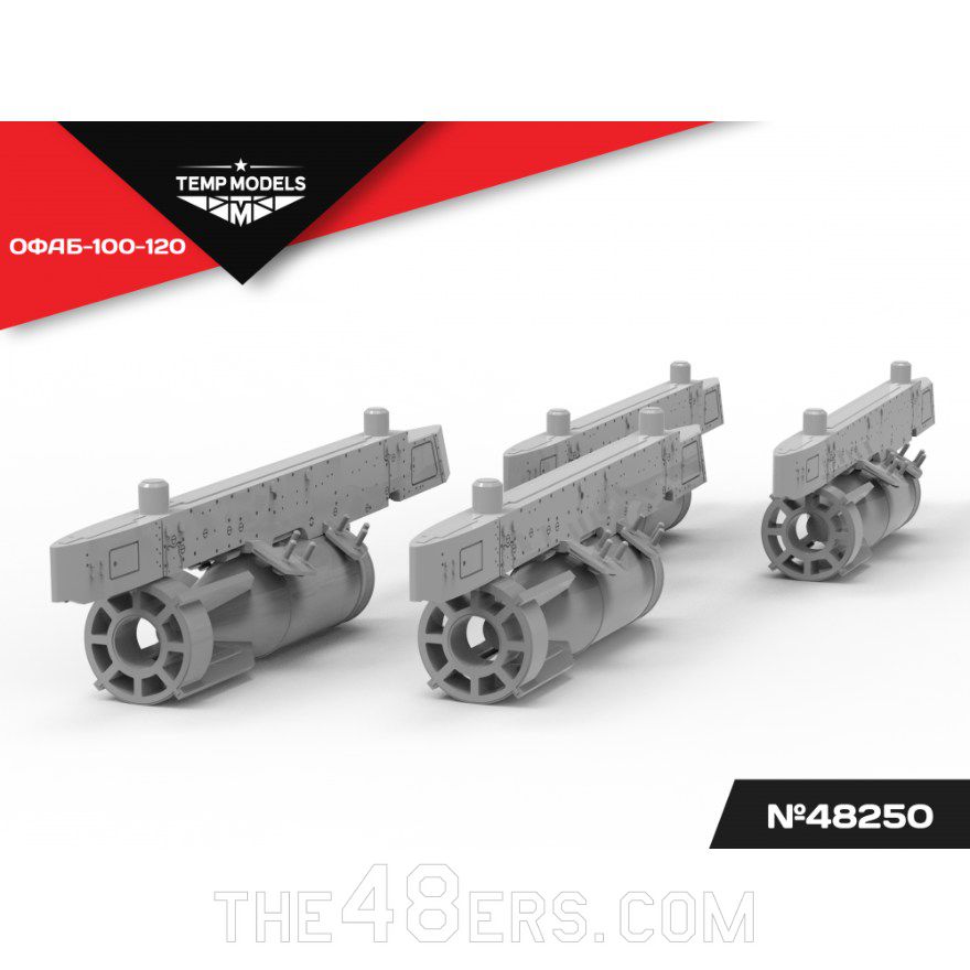 OFAB-100-120 aerial bomb Temp Models 48250 1:48