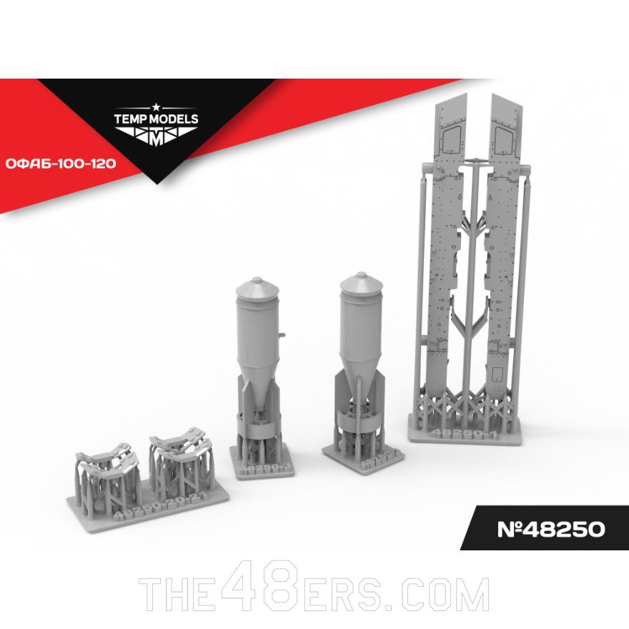 OFAB-100-120 aerial bomb Temp Models 48250 1:48