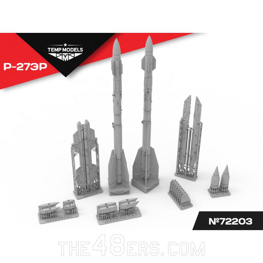 R-27ER missile detailed Temp Models 72203 1:72