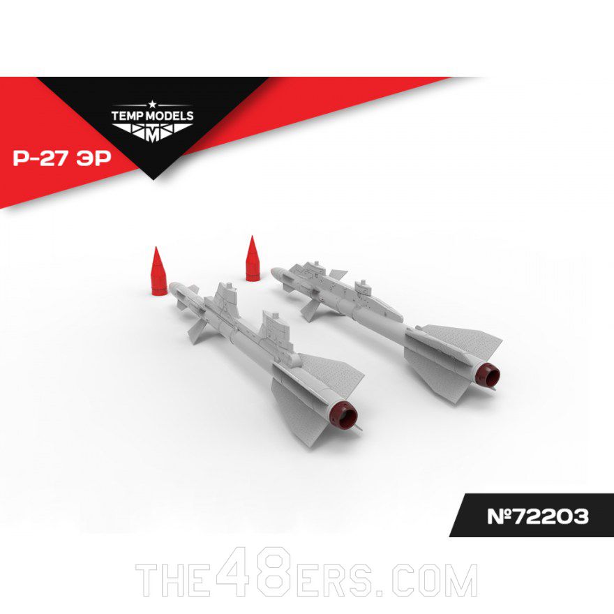R-27ER missile detailed Temp Models 72203 1:72