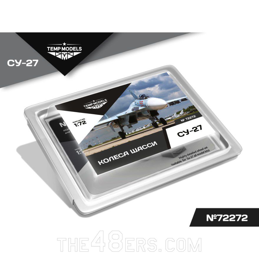 Su-27 detailed wheel set Temp Models 72272 1:72