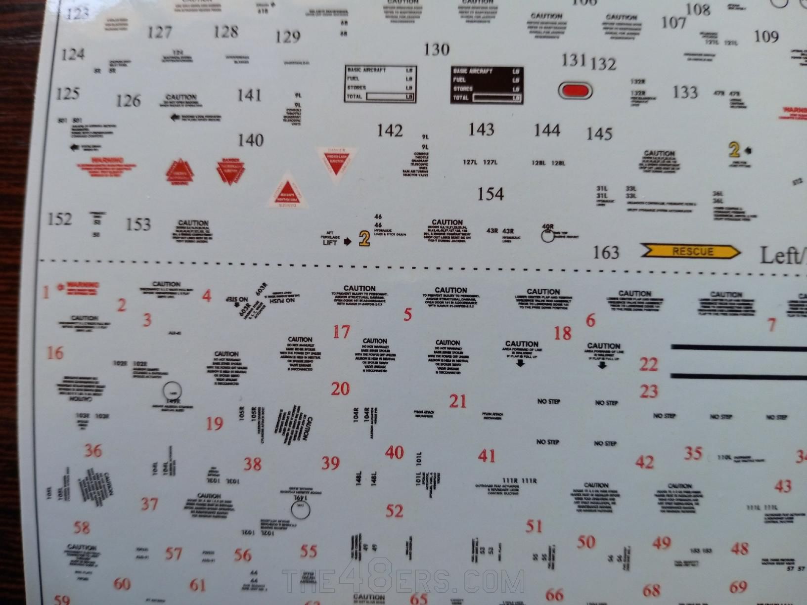 F-4B/N/J/S & RF-4B Phantom-II Navy and Marines stencils & insigna ...