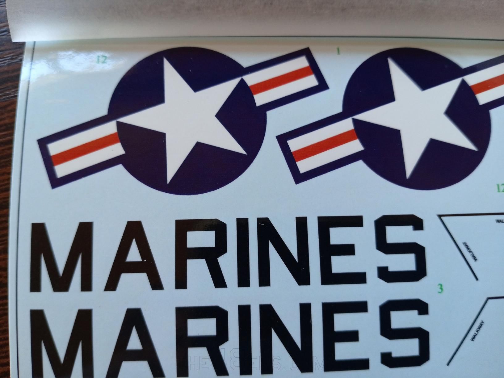 F-4B/N/J/S & RF-4B Phantom-II Navy and Marines stencils & insigna ...