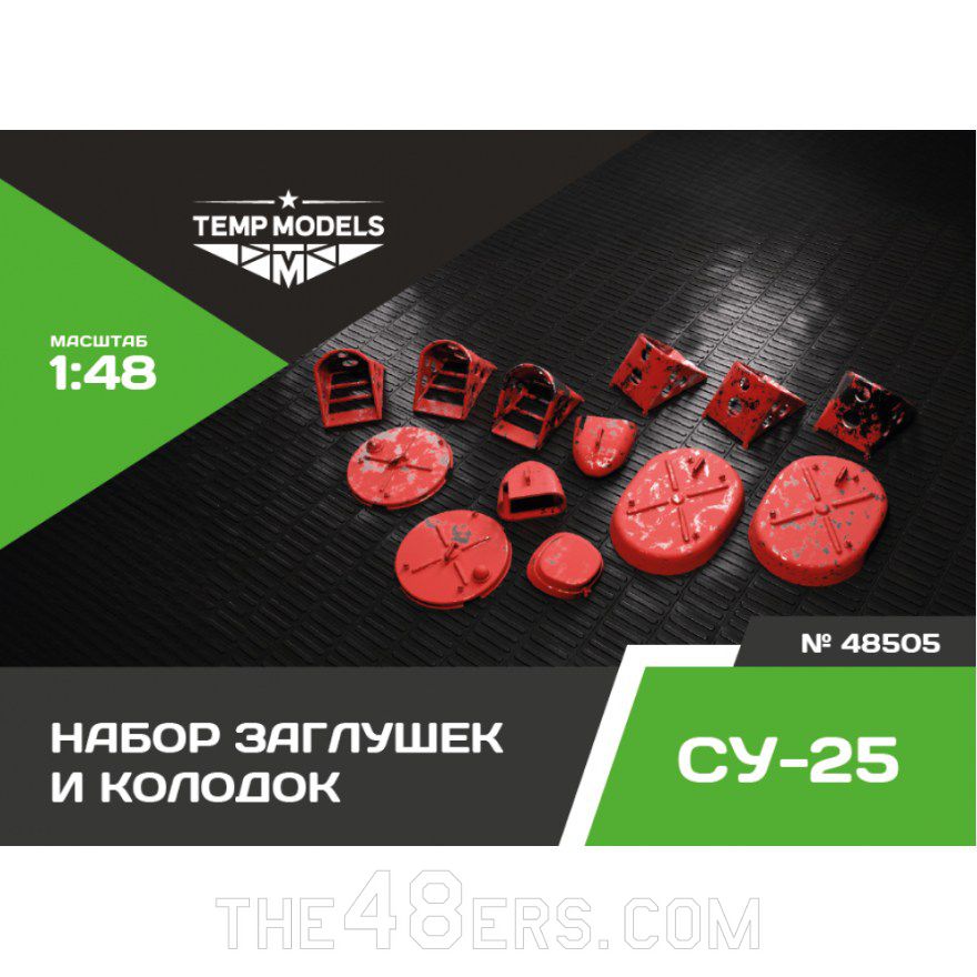 Su-25 set of plugs and pads Temp Models 48505 1:48