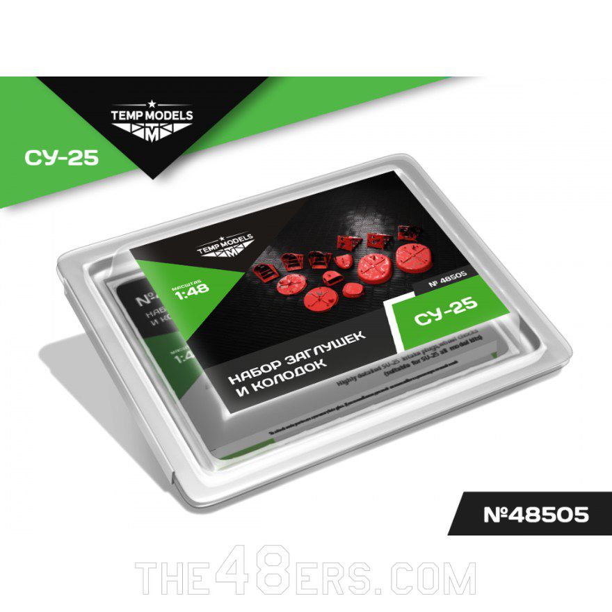 Su-25 set of plugs and pads Temp Models 48505 1:48