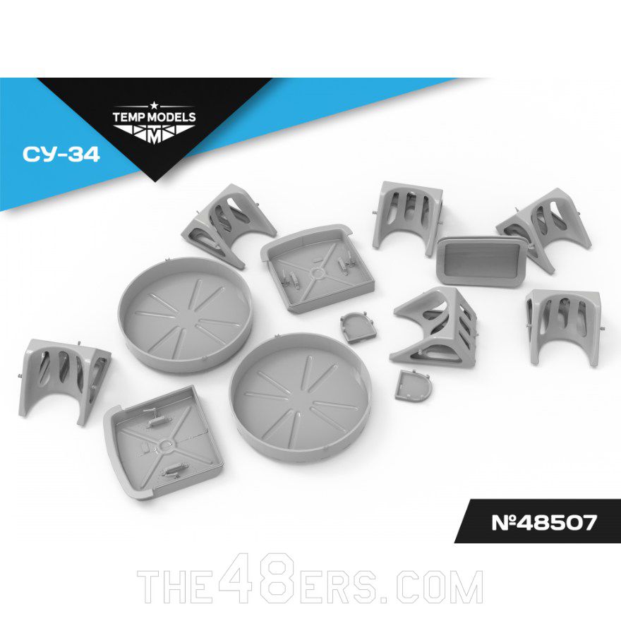 Su-34 set of plugs and pads Temp Models 48507 1:48