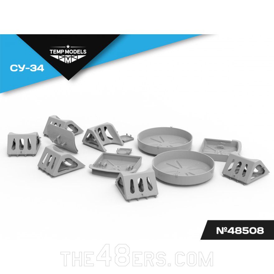 Su-34 set of plugs and pads Temp Models 48508 1:48