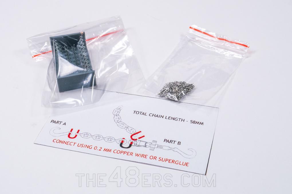 USN Tie down chains Offset Scale Models 48051 1:48