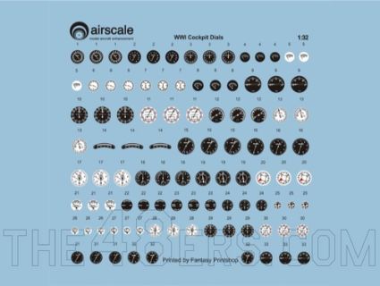 WW1 Allied & German Instruments Airscale AS32 WW1 1:32