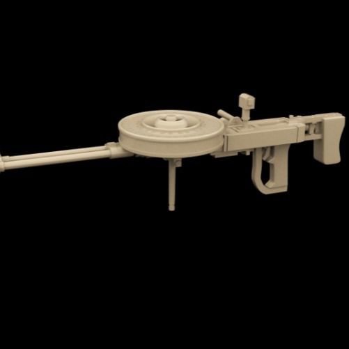 Te-4 Japanese machine gun Metallic Details MDR48287 1:48