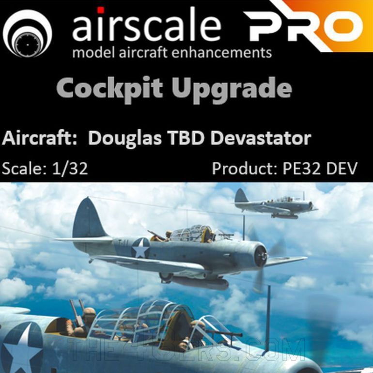 TBD Devastator Cockpit Upgrade Airscale PE32 DEV 1:32