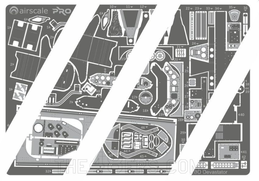 TBD Devastator Cockpit Upgrade Airscale PE32 DEV 1:32