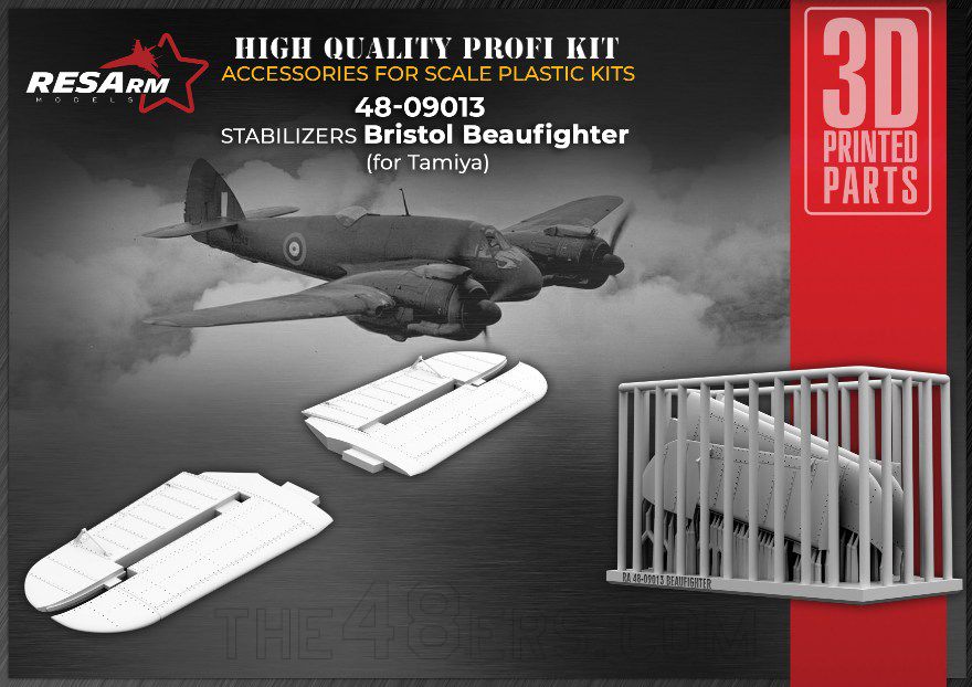 Beaufighter stabilizers RESArm 48-09013 1:48