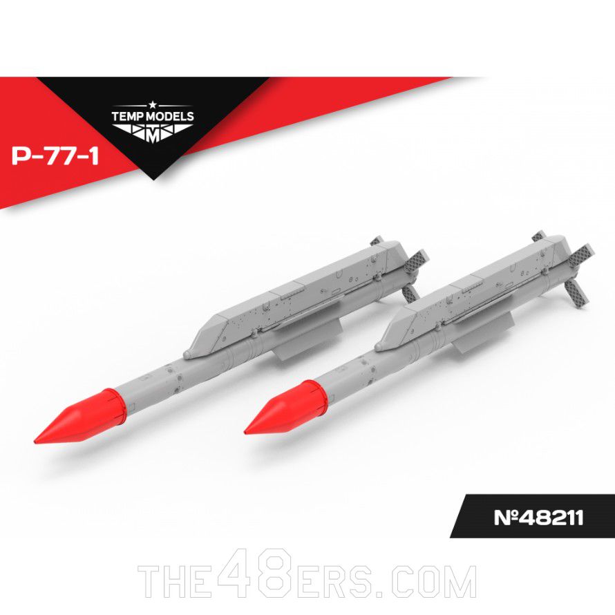 R-77-1 missile detailed Temp Models 48211 1:48