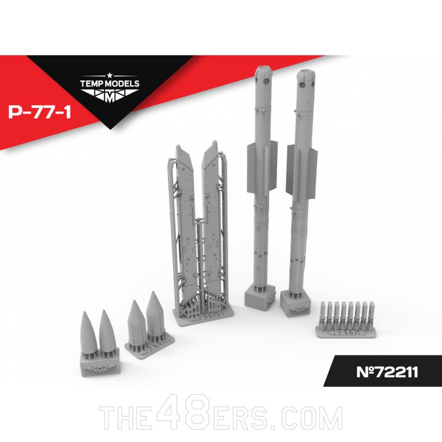 R-77-1 missile detailed Temp Models 72211 1:72