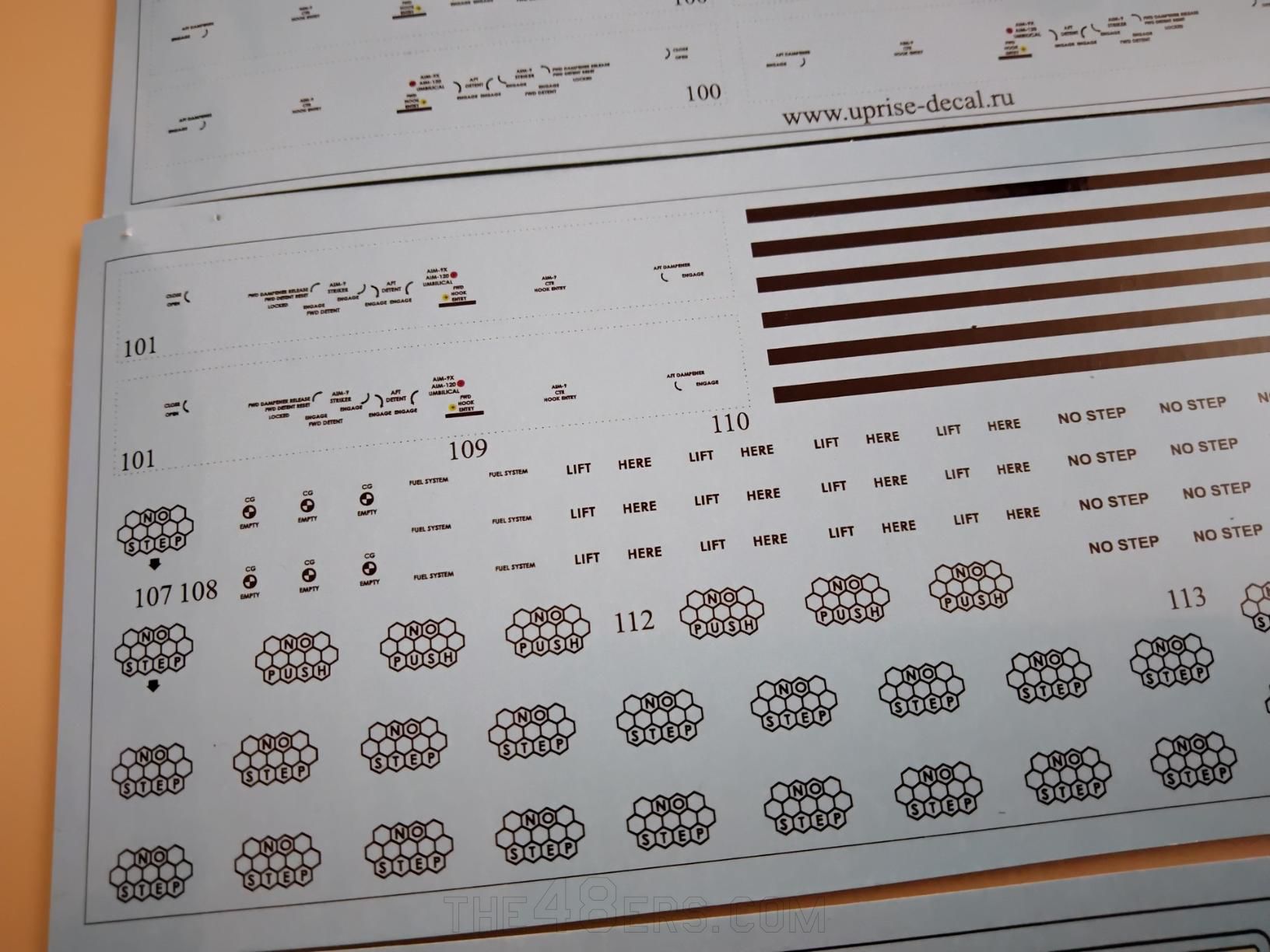 F-15E Strike Eagle Tigermeet'98, with stencils UpRise Decals UR3231 1:32