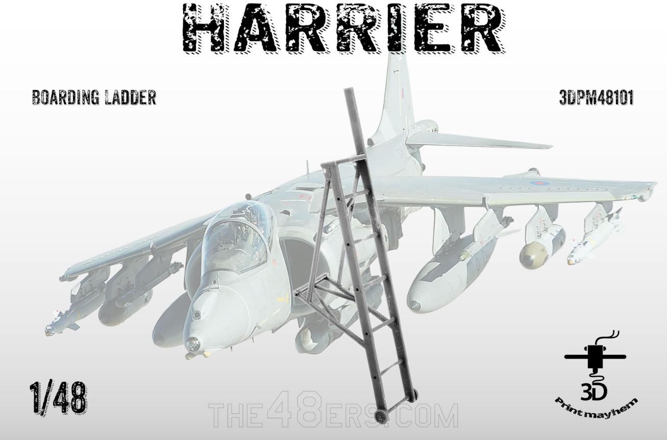 Harrier Boarding ladder 3D Print Mayhem 3DPM48101 1:48