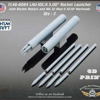 LAU-10C/A 5.00" Rocket Pods with Warheads