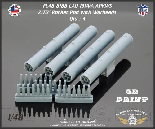 LAU-131A/A 2.75" APKWS Pod with Warheads