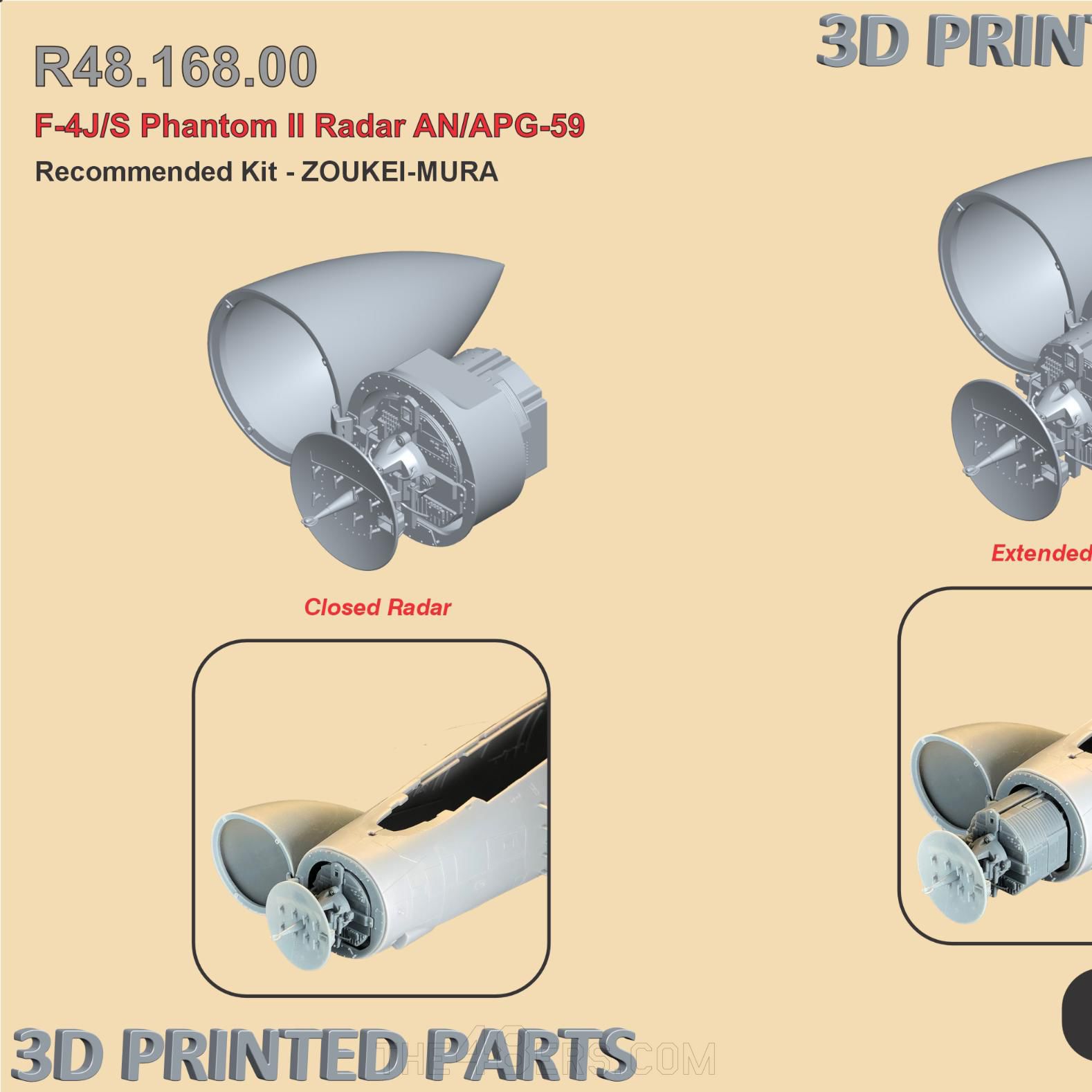 F-4J/S Radar AN/APG-59 Raymoco R48.168.00 1:48