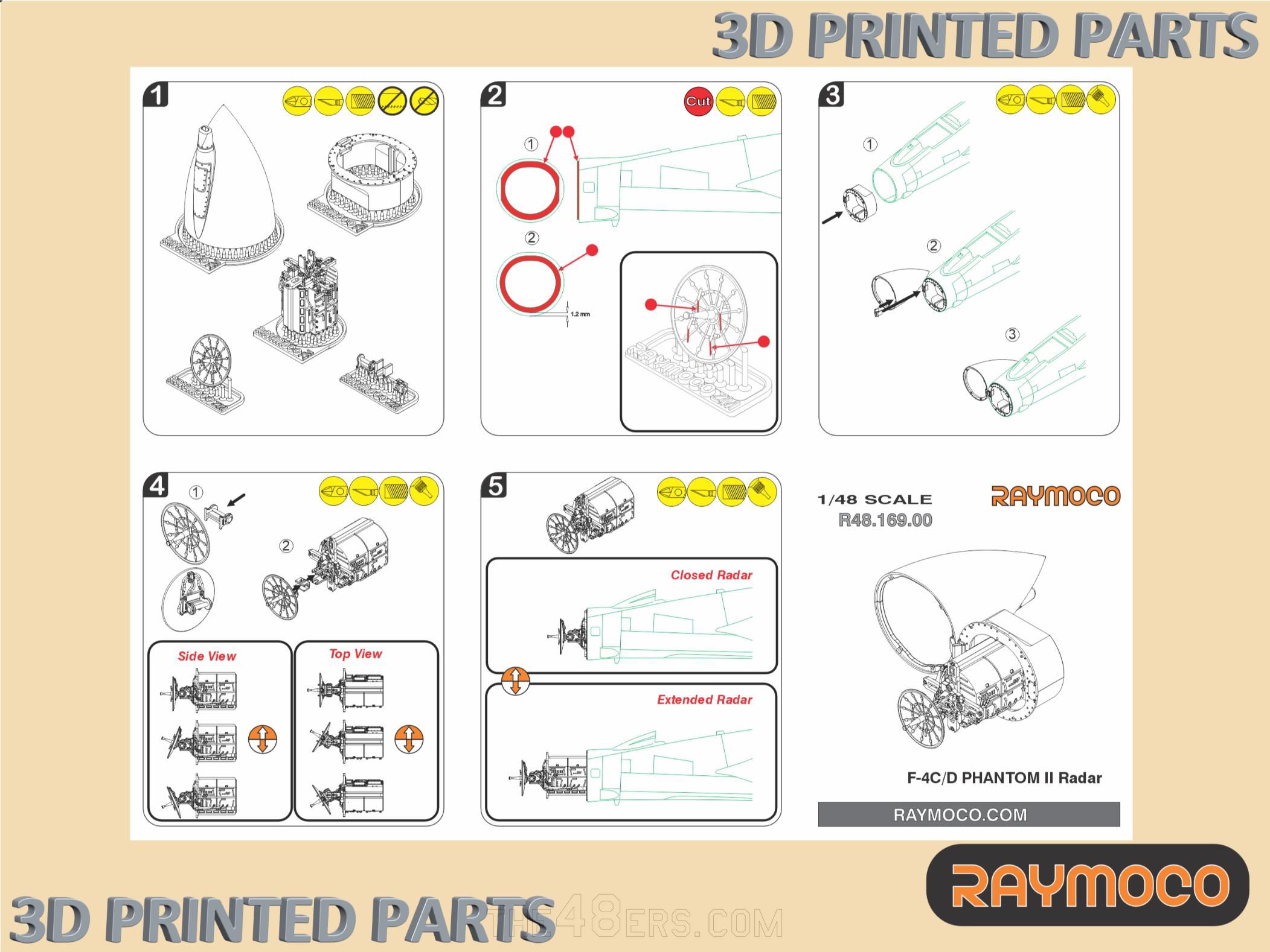 F-4C/D Radar AN/APQ-120 Raymoco R48.169.00 1:48