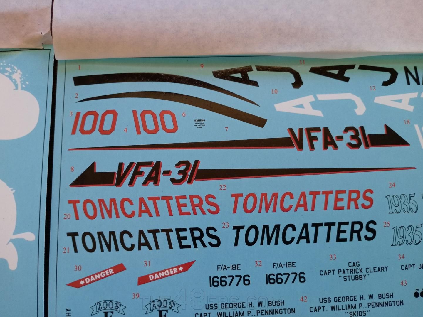 F/A-18E Super Hornet VFA-31 CAG UpRise Decals URS3221L 1:32