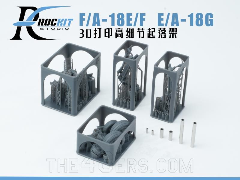 F/A-18 E/F landing gear with wheels RocKit Studio 480201M 1:48