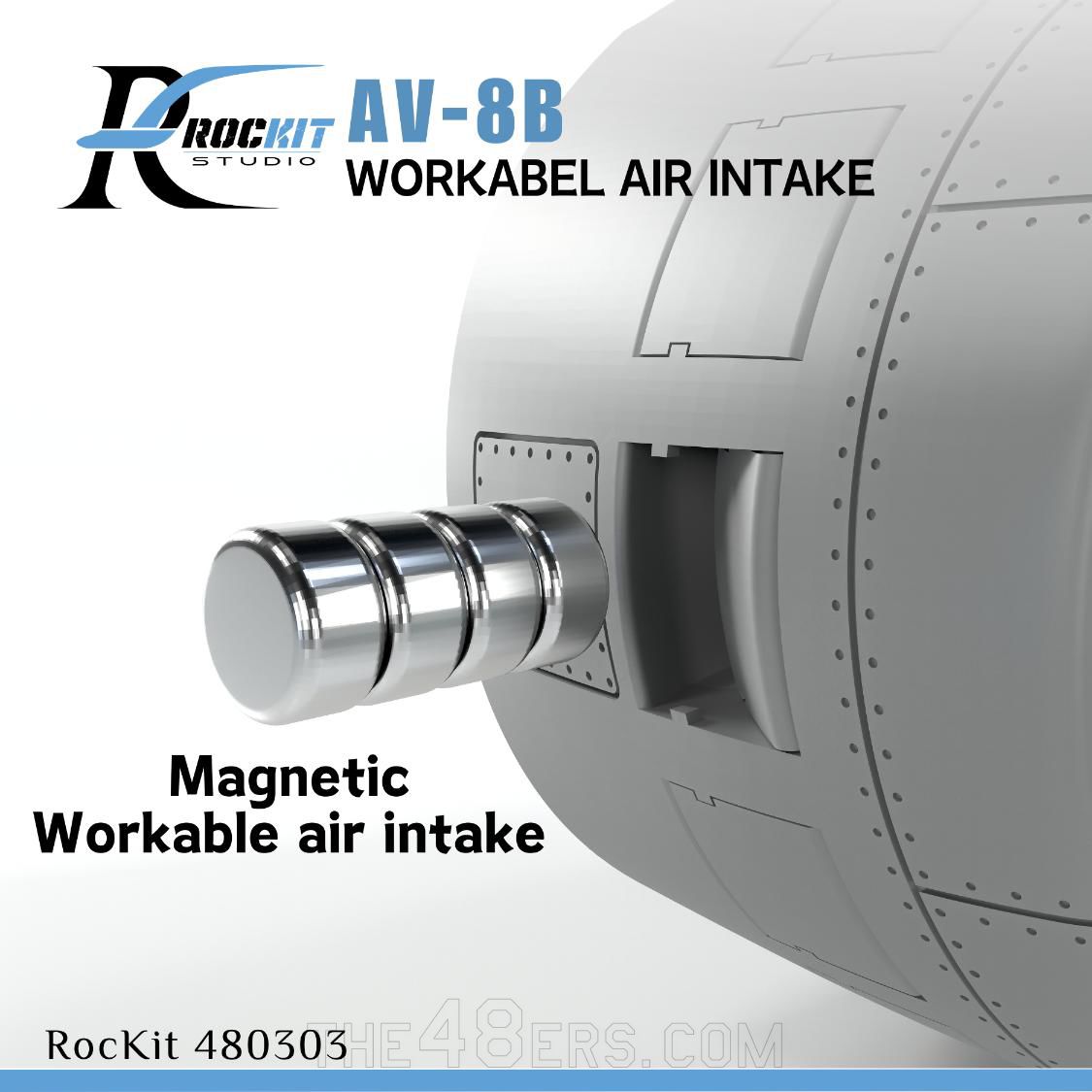 AV-8B workable Intake sets RocKit Studio 480303 1:48