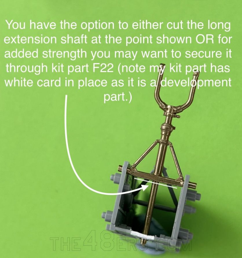 A-20 Havoc brass nose wheel strut Aerocraft ACM-32057 1:32