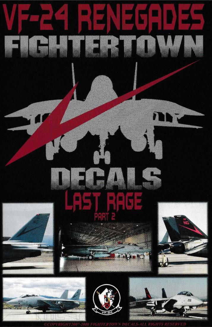 F-14A Renegades Fightertown Decals 48002 1:48