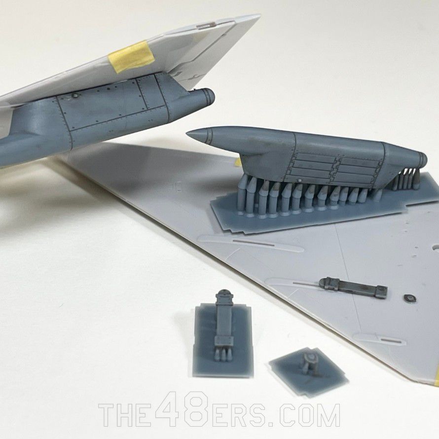 Saab 35 Draken jammer and flare pod Wolf 3D WOL720143 1:72