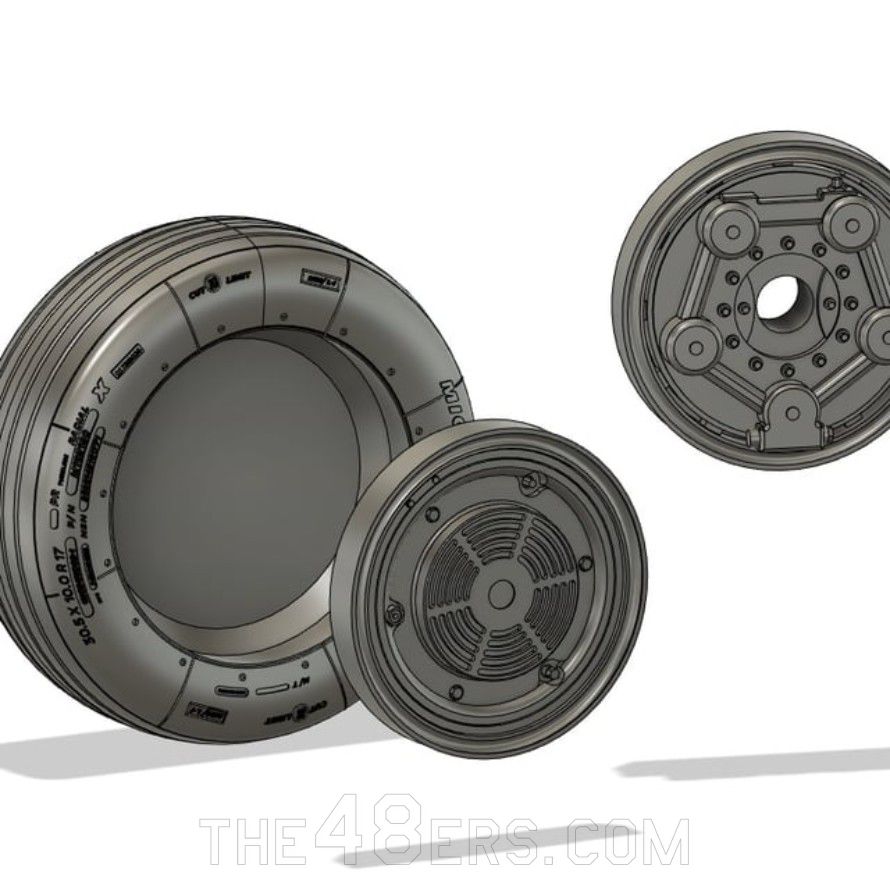 Eurofighter wheel set Wolf 3D WOL720412 1:72