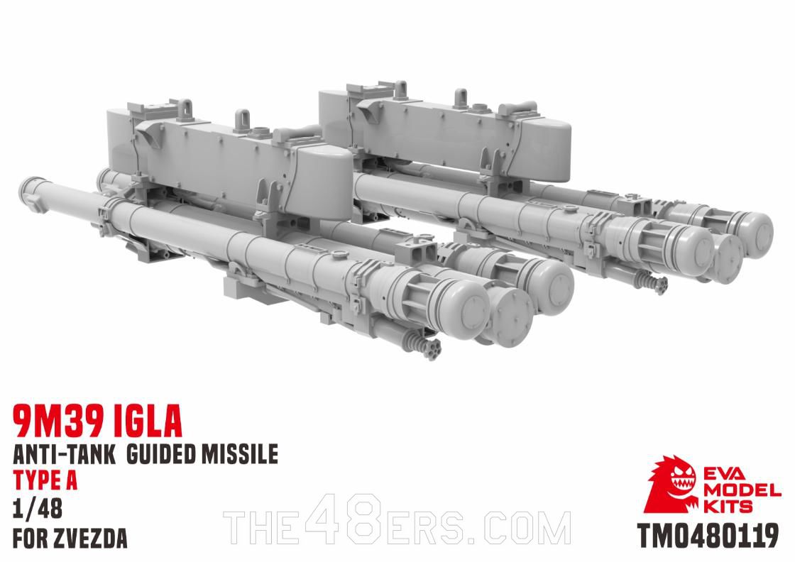 9M39 Igla anti-tank guided missile (type A) EVA Model Kits TM0480112 1:48