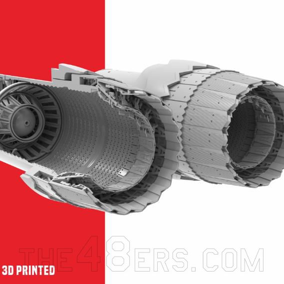 WS-10C Taihang turbofan engine for J-20 (nozzle close) EVA Model Kits ...