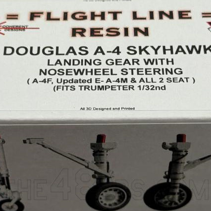 A-4 Landing Gear w/Nosewheel steering Flight Line Resin FLR612 1:32