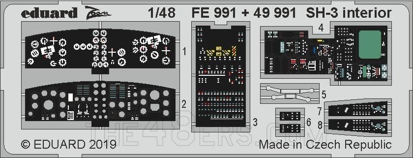 SH-3 cockpit detail set