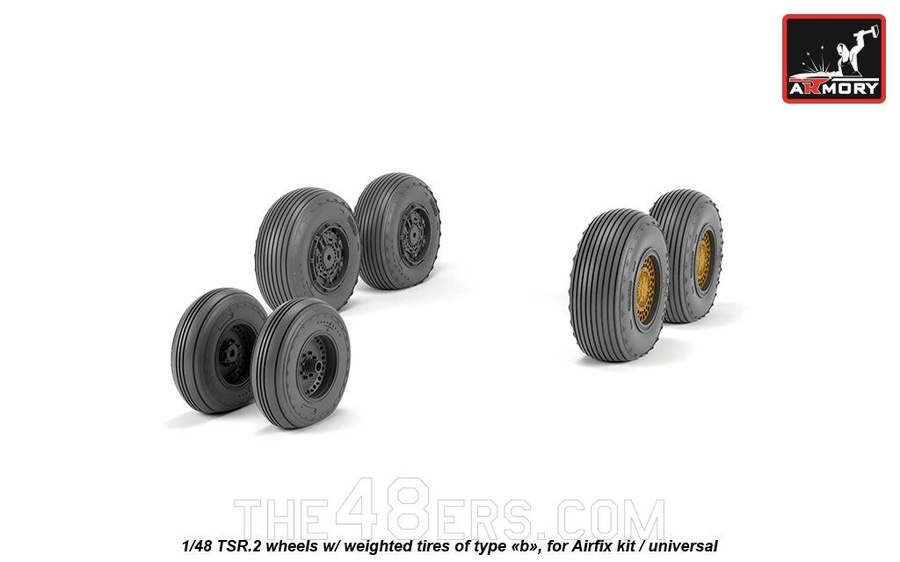 TSR.2 wheels w/ weighted tires, type "b"