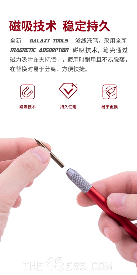 Panel line accent pen (blue) Galaxy Model T07A05