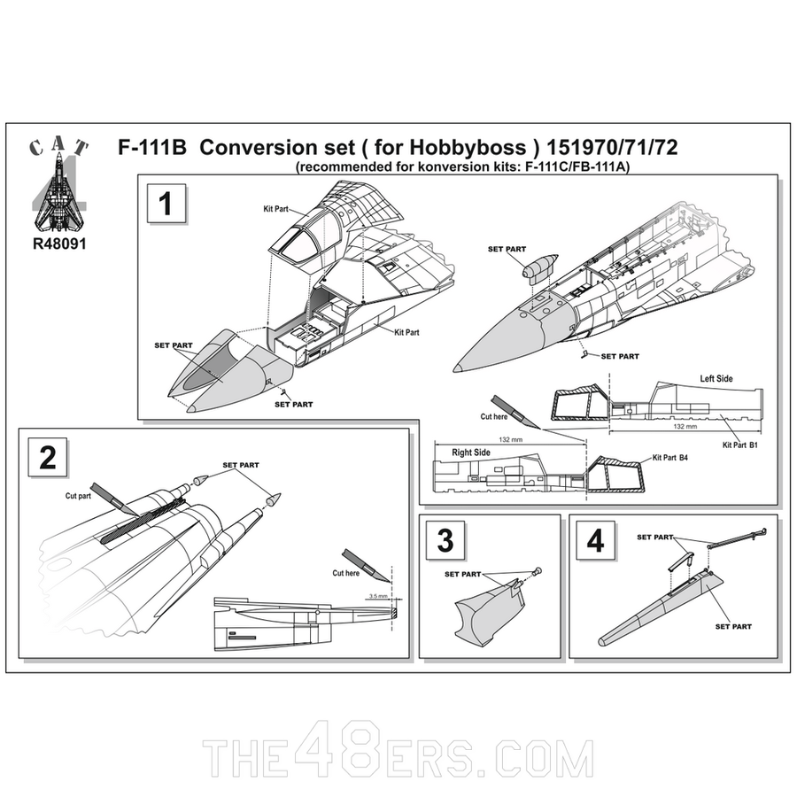 F-111B Conversion set