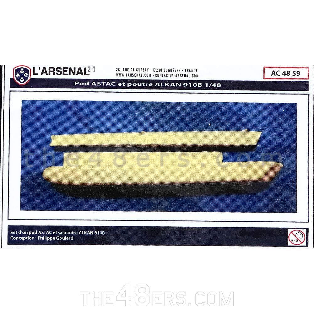 ASTAC pod and ALKAN 910B pylon