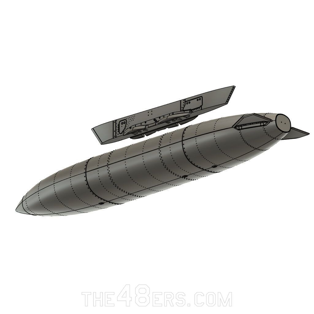 Saab J39 Gripen External fuel tank + pylon (Nato version)