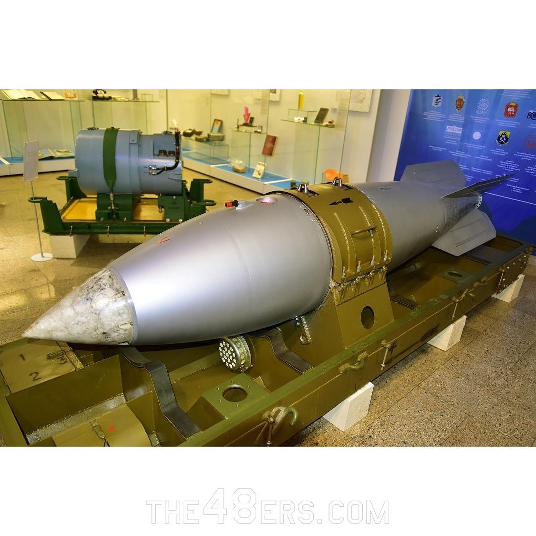 244N (RN-24) Soviet Nuclear Bomb with BD3-56FNM rack