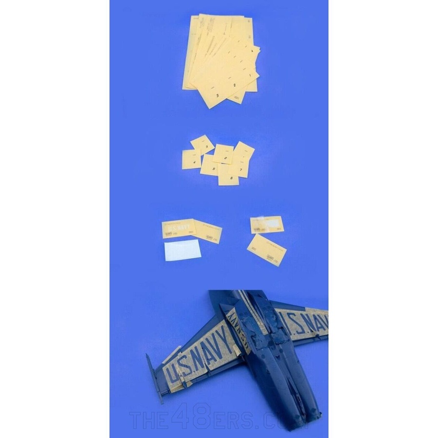 F/A-18E Blue Angels Color Separation mask & decals