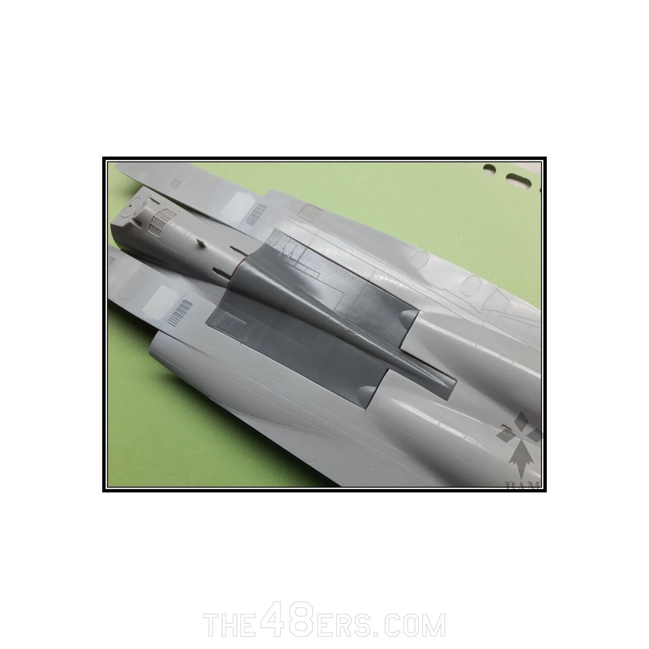 F-15STOL/MTD with an open speedbrake