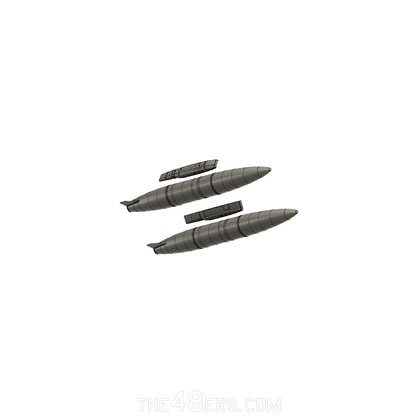 Saab 35 Draken Pylon T52 + Fuel Tank