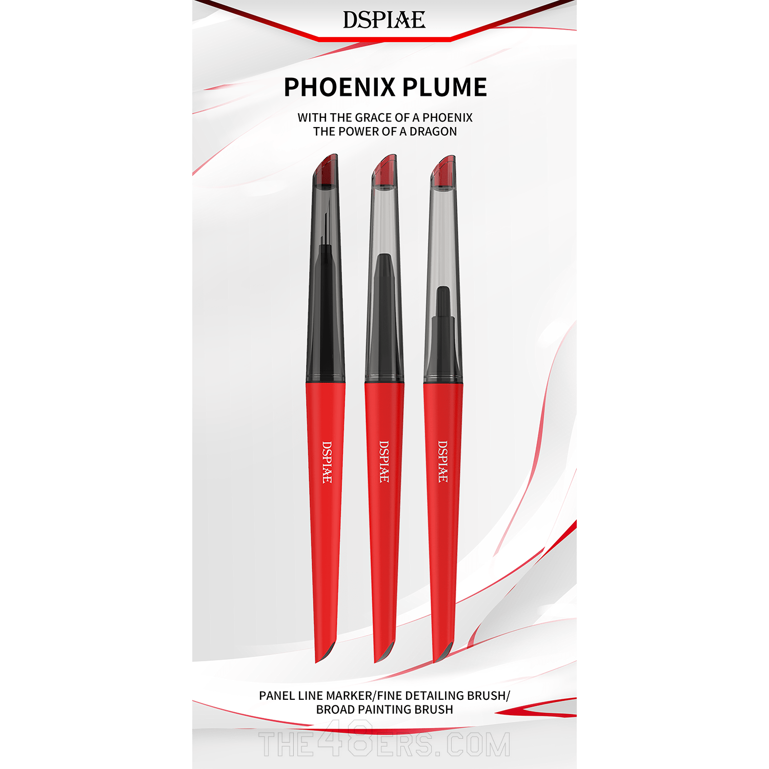Broad painting brush tips FBT-U02 DSPIAE FBT-U02