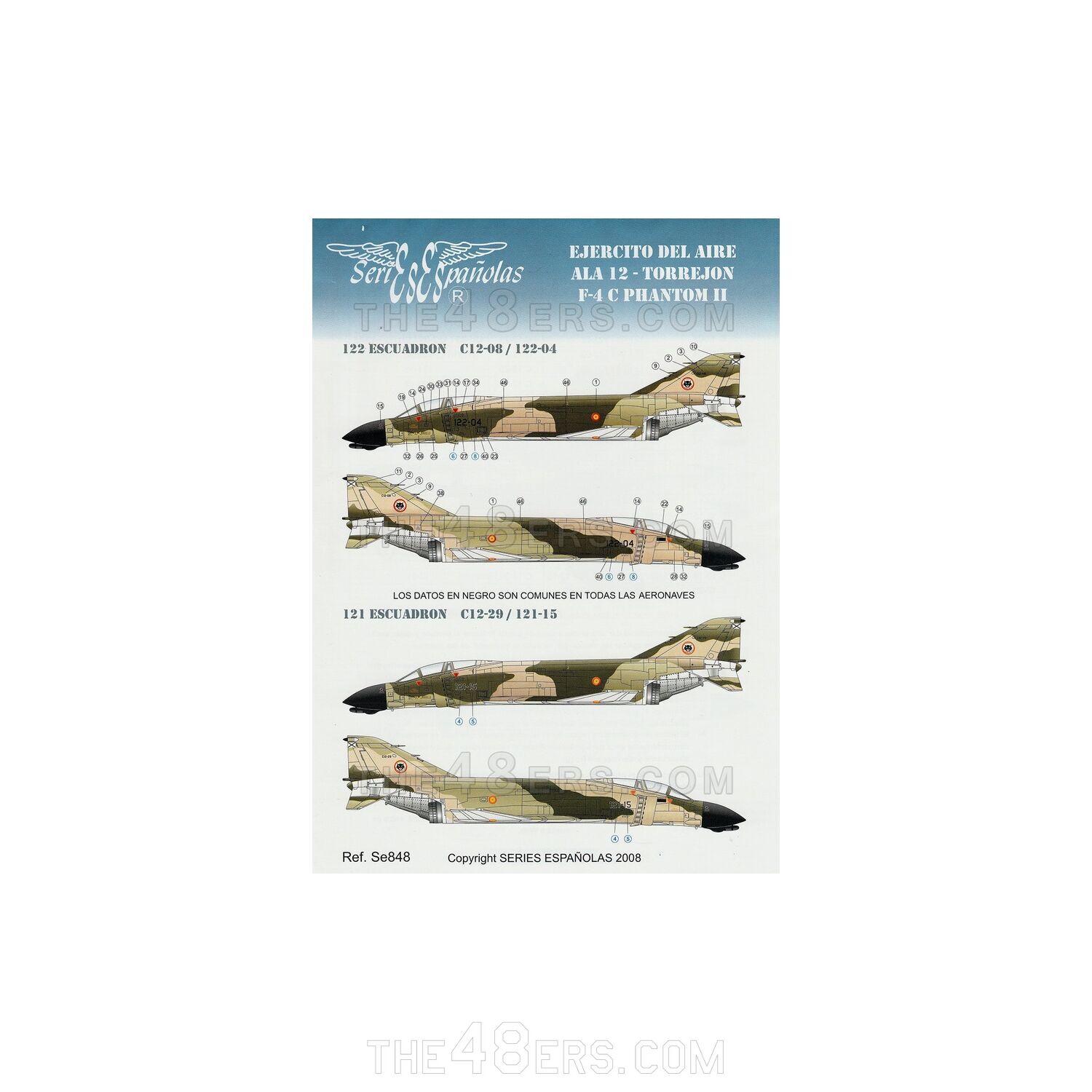 F-4C Phantom II Ejercito del aire ala 12 - Torrejon